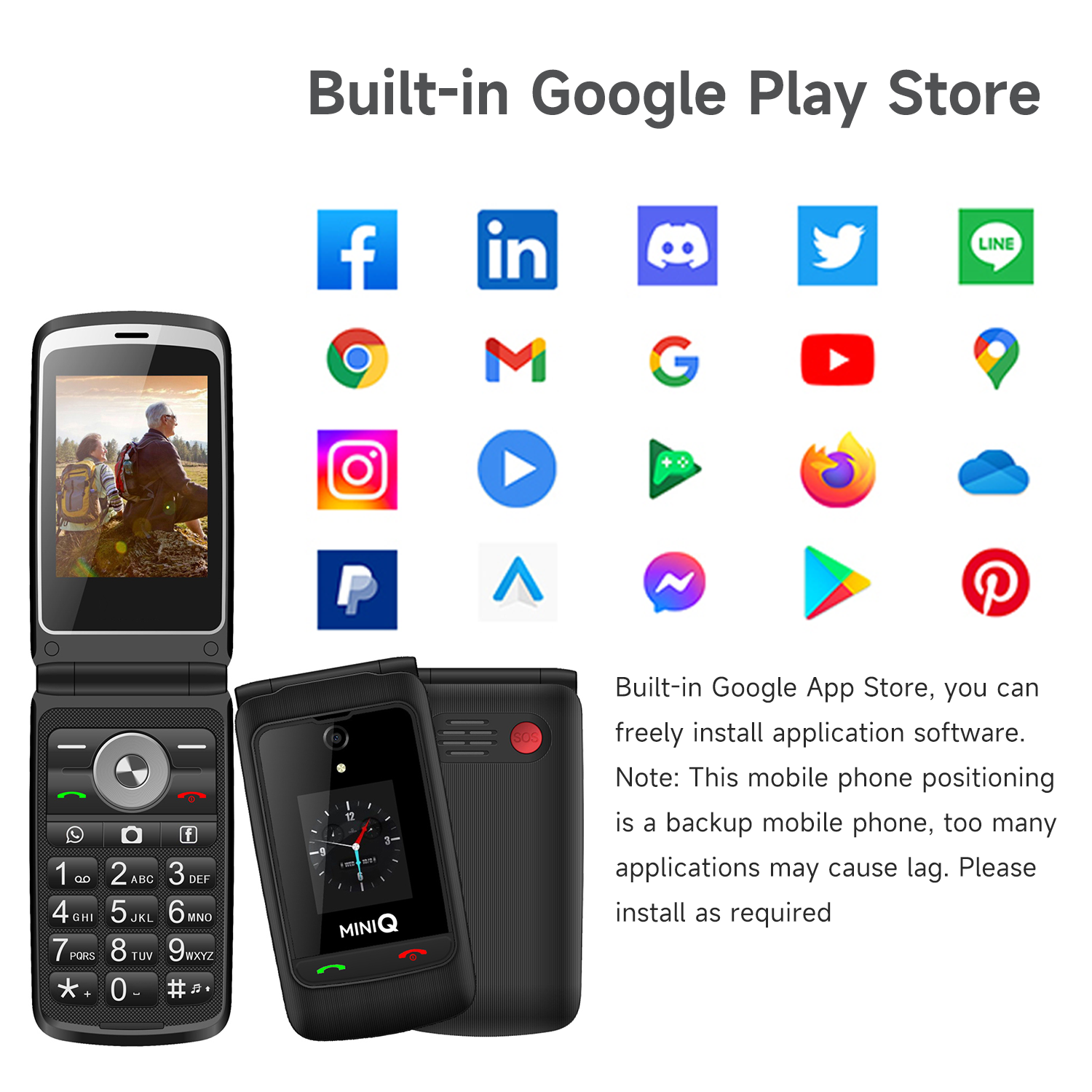 Xiaomi Mi TIQ Q3 Mini Flip Phone Android – Chinar Cart