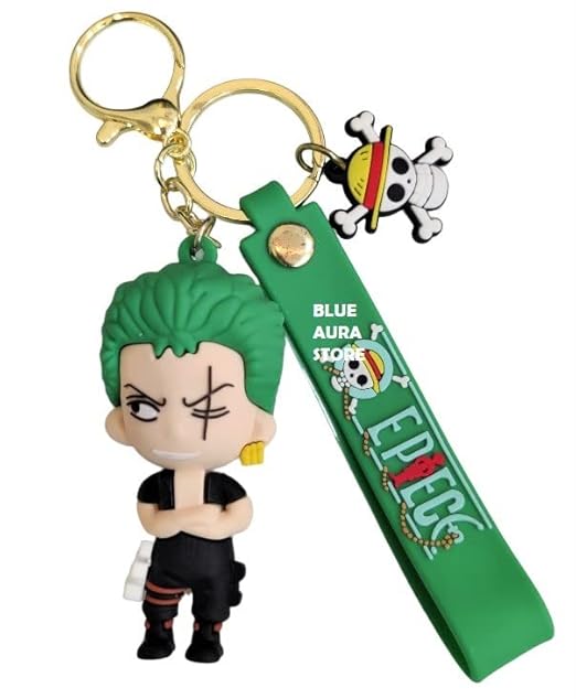 Zoro One Piece Anime 3D Keychain (12pcs Packet) – Chinar Cart